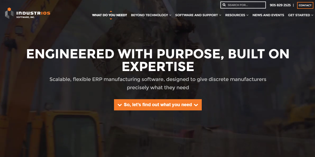 INDUSTRIOS New Website for Manufacturers